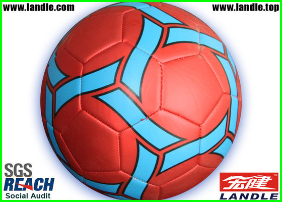 China Standard Official Size 5 Leather Soccer Ball With Inflatable Rubber Bladder supplier