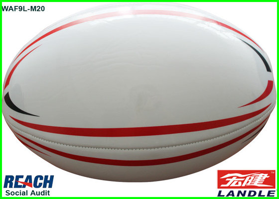 China Red and White Training Rugby Balls Official American Football Ball supplier