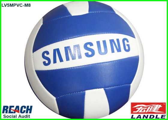 China blue and white volleyball supplier