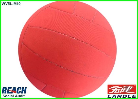 China Customizable Waterproof Red Rubber Small Official Volleyball Ball Standard Size supplier