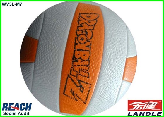 China Custom Printed 20cm Official Volleyball Ball / Machine Sew Volleyball Beach Ball supplier