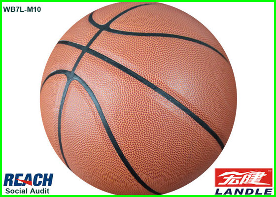 China Stamping Leather Basketball Balls Size 1 / Full Printing Rubber Basketball Size 2 supplier