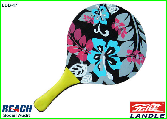 China Flower Printed Paddle Tennis Rackets With Different Options For Size / Thickness supplier