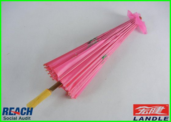China Creative Wood 3 Sectional Katana Beautiful Umbrellas 190 Terylene PU 2000mm supplier
