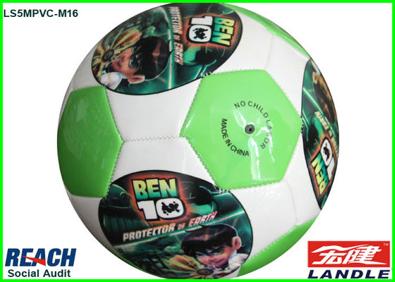 China PU + PVC Synthetic Leather Rubber Custom Soccer Balls For Personalize Training supplier
