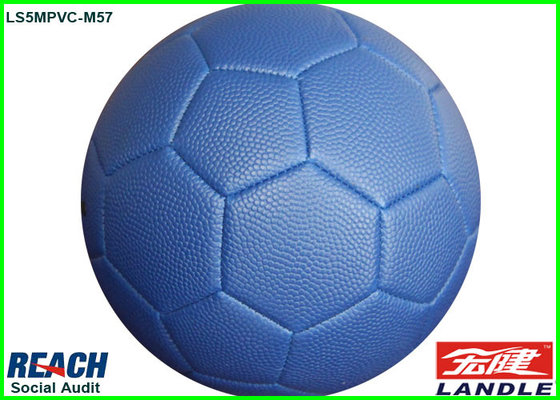 China Pebble Surface Leather Soccer Ball Made By Basketball PVC Leather supplier
