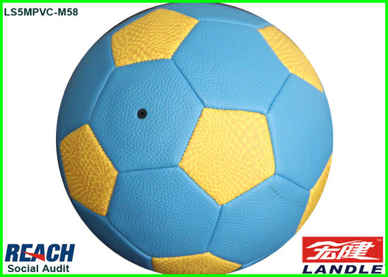 China Mixed Color Leather Soccer Ball Stitched By Pimple Surface Leather supplier
