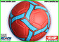 Standard Official Size 5 Leather Soccer Ball With Inflatable Rubber Bladder supplier
