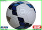 Machine Stitched Standard Size 5 32 panels Leather Soccer Ball Custom Logo And Design supplier