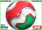 PVC / PU / TPU Material Customized Soccer Balls , Machine Stitched Genuine Leather Soccer supplier