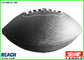 Official Size 9 American Football Balls Black Rugby Ball , Embossed Printing supplier