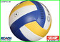 Standard Classic Beach Volleyball Ball With Yellow / White / Blue Color supplier