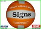Laminated Size 5 Volleyball Beach Ball , Sand Volleyball Ball Full Printing supplier