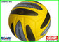 3.0mm Super Foam Official Volleyball Ball , Inflatable Soft Touch Volleyball Yellow supplier