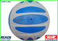 Blue White Beach Volleyball Official Ball / Custom Printed Size 5 Sand Volleyball Ball supplier
