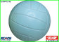 Outdoor Pure Blue Soft Touch Volleyball Training Ball for Amateur Match supplier