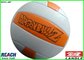 Custom Printed 20cm Official Volleyball Ball / Machine Sew Volleyball Beach Ball supplier