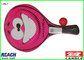 Non Toxic Rose Beach Ball Racket For Children, Smiling Face Printed supplier