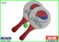 Colourful Printing Wooden Beach Rackets For Pepsi Advertisement Promotion supplier