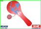 Custom Promotional Beach Paddle Rackets / Paddle Ball Racket 4 CMYK Printing supplier