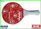 Customized Red Padel Racket Wooden Beach Rackets For Supermarket supplier