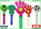 Yelow Red Blue Carton Game Clapper Sports Fan Merchandise Hand Cheer Stick For Kids supplier