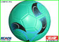 Laser Synthetic Leather Soccer Ball With Customized Logo Printing / All colorful Designs supplier