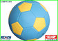 Mixed Color Leather Soccer Ball Stitched By Pimple Surface Leather supplier